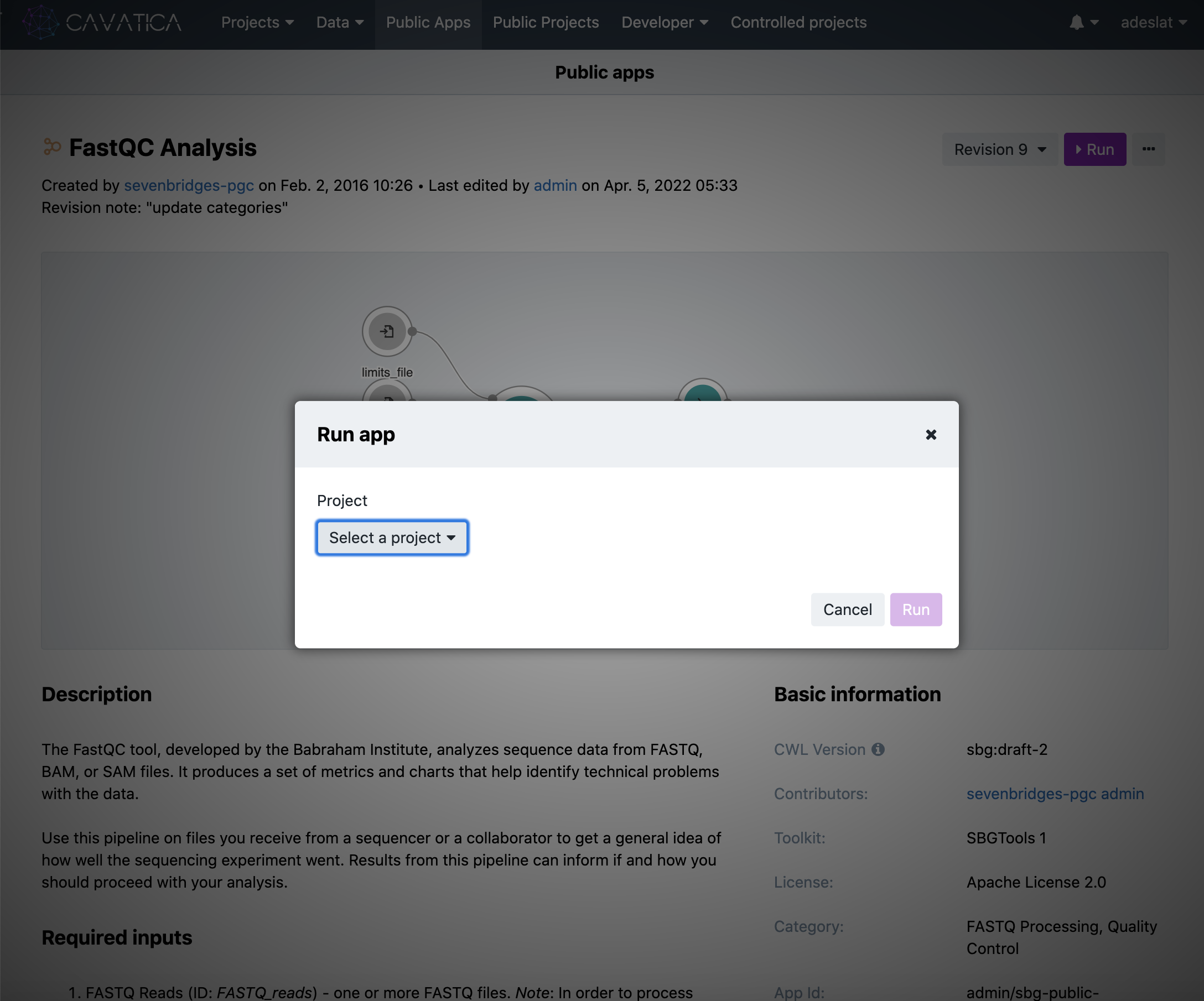 WorkingWithAppsOnCAVATICA - Kids First & INCLUDE Elements of Style