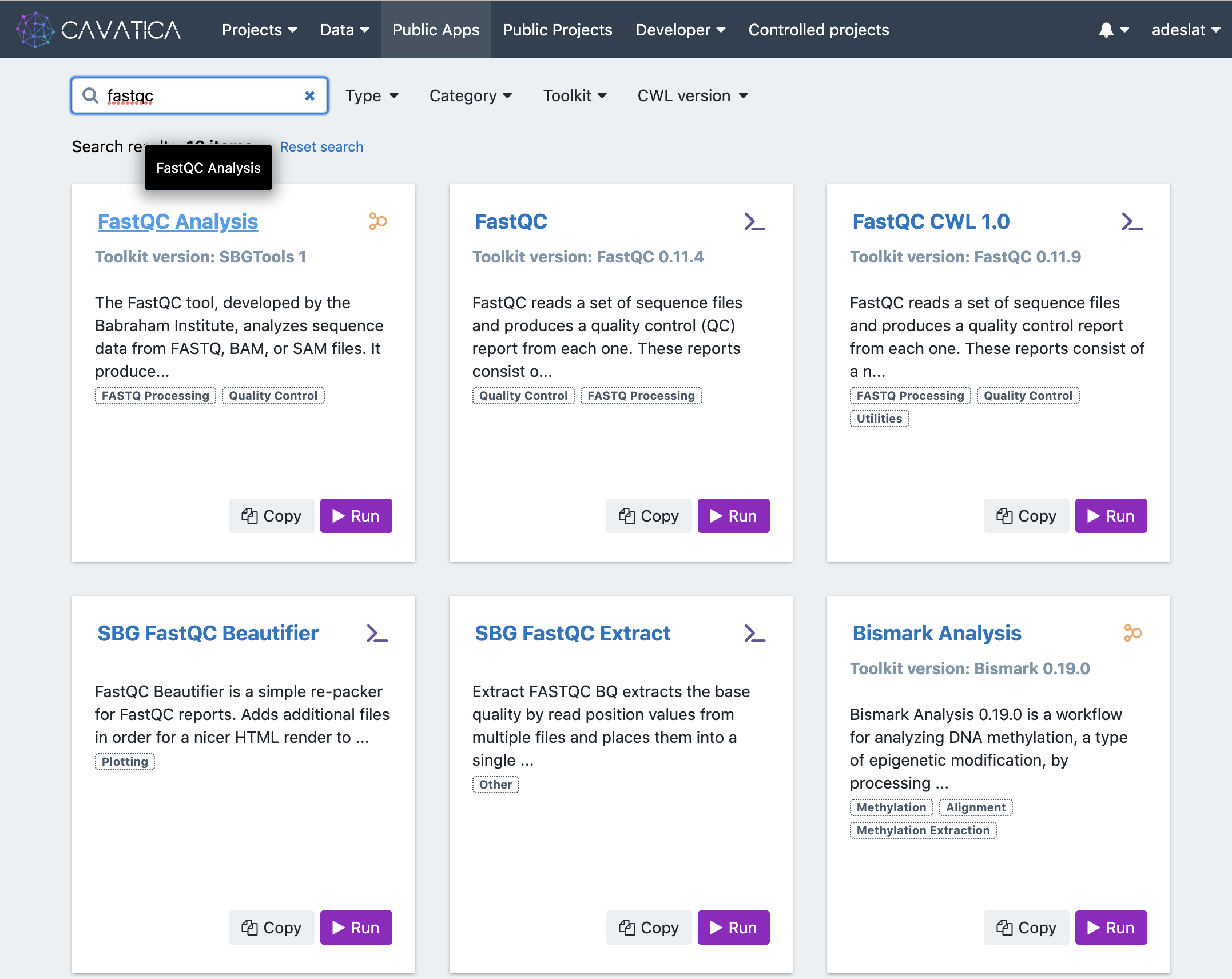 WorkingWithAppsOnCAVATICA - Kids First & INCLUDE Elements of Style